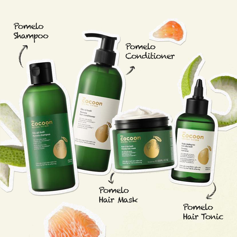 Pomelo Hair Mask - 100% Vegan Cosmetics – Cocoon Original